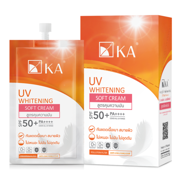 KA Whitening UV Soft Cream SPF 50+ PA++++ 7 g x 6 - Thai items